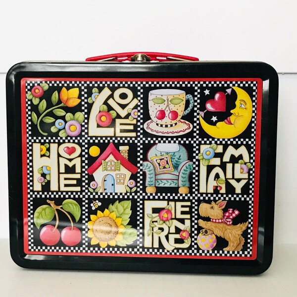 Checkered Lunch Box - Etsy