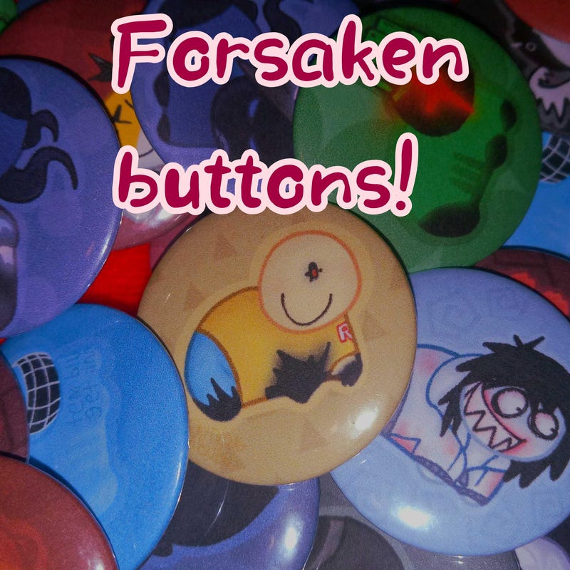 Forsaken Pin Buttons - Etsy