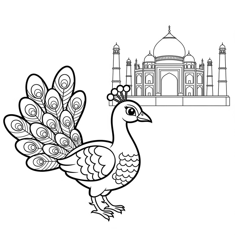 Indian Coloring Book 3 - Etsy