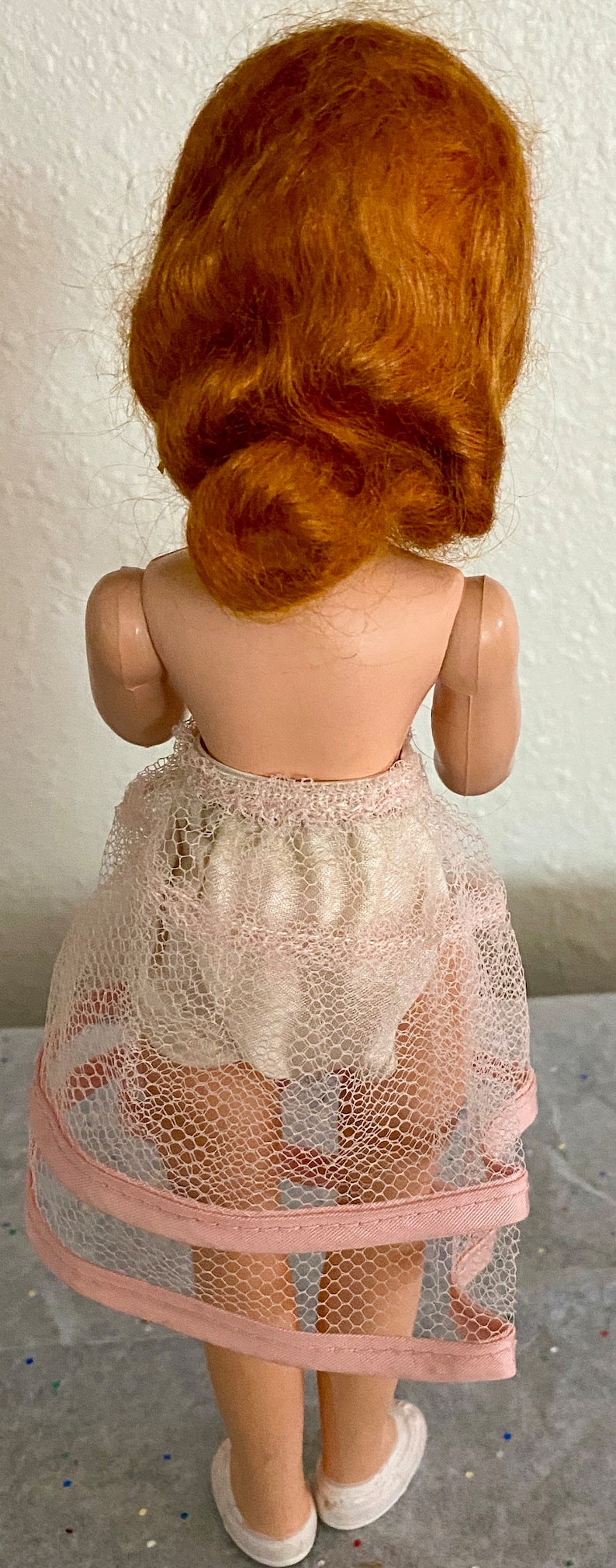 Vintage 30's 40's Red Head Doll - Etsy