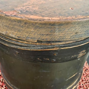 1800's Primative Furkin Painted Antique Firkin - Etsy