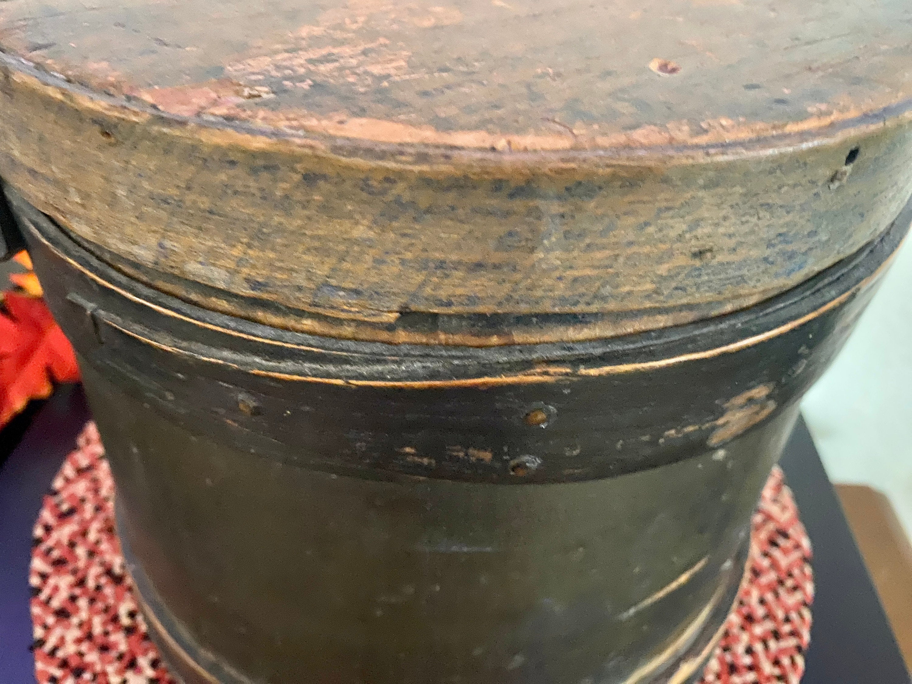 1800's Primative Furkin Painted Antique Firkin - Etsy