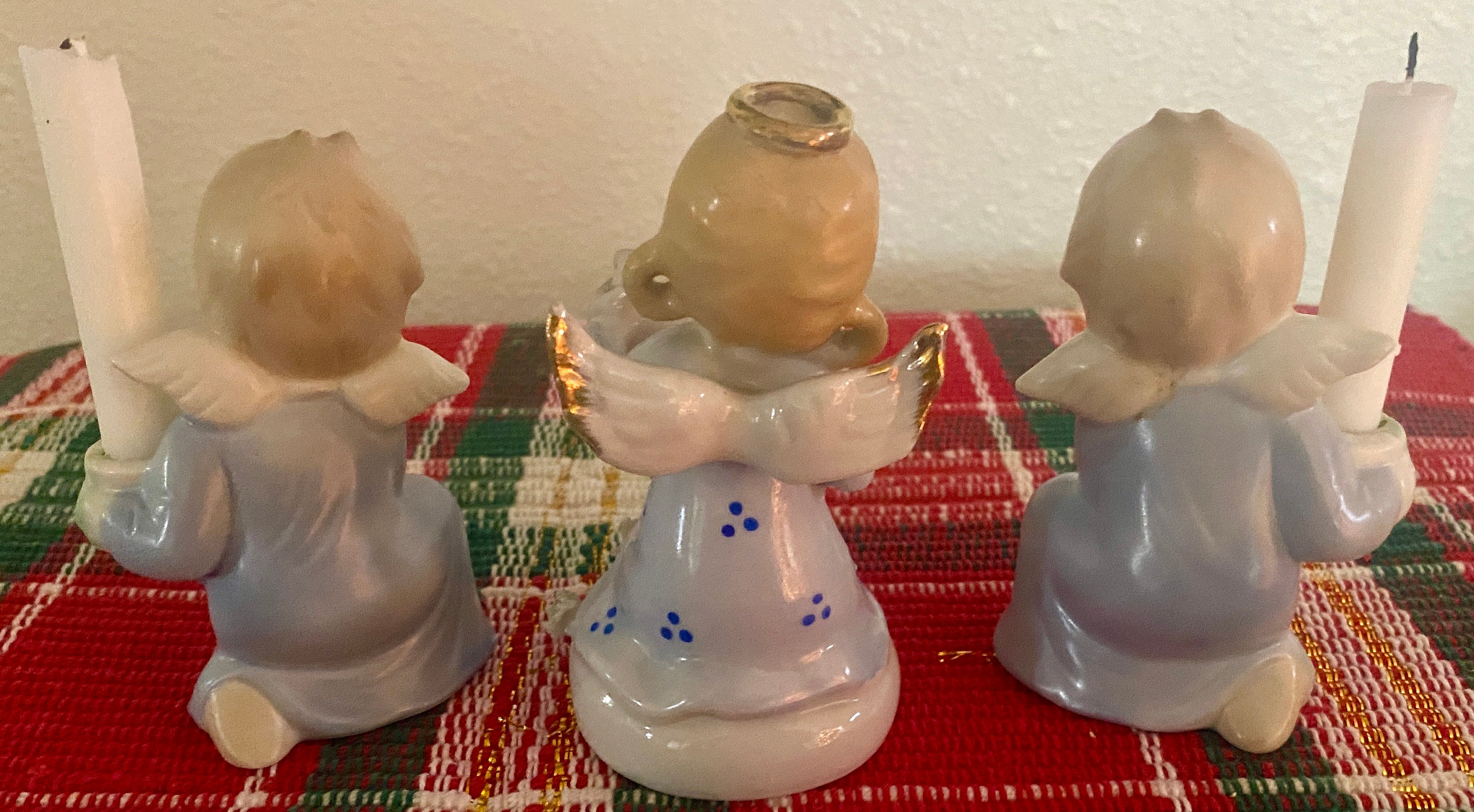 3 Vintage Christmas Angels Rare Wales - Etsy