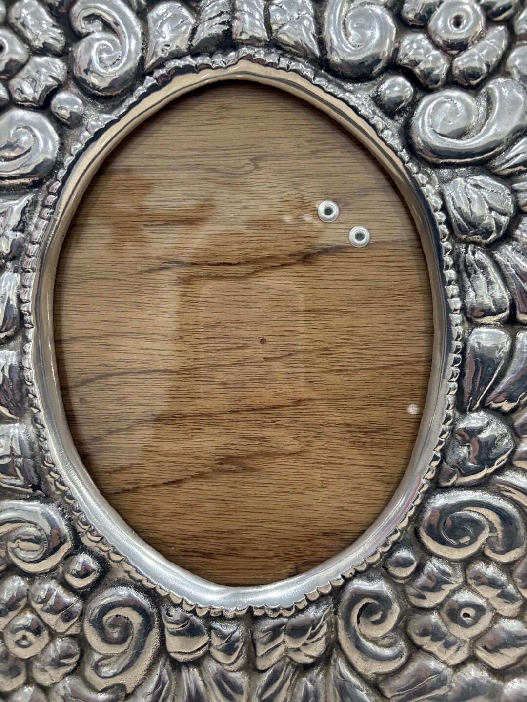 Rare Vintage Silver Mexican Picture Frame. Intricate Design. Chunky and ...