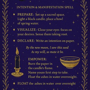 Moon Magic Ritual Kit | Lunar Phase Printable (digital Download) - Etsy
