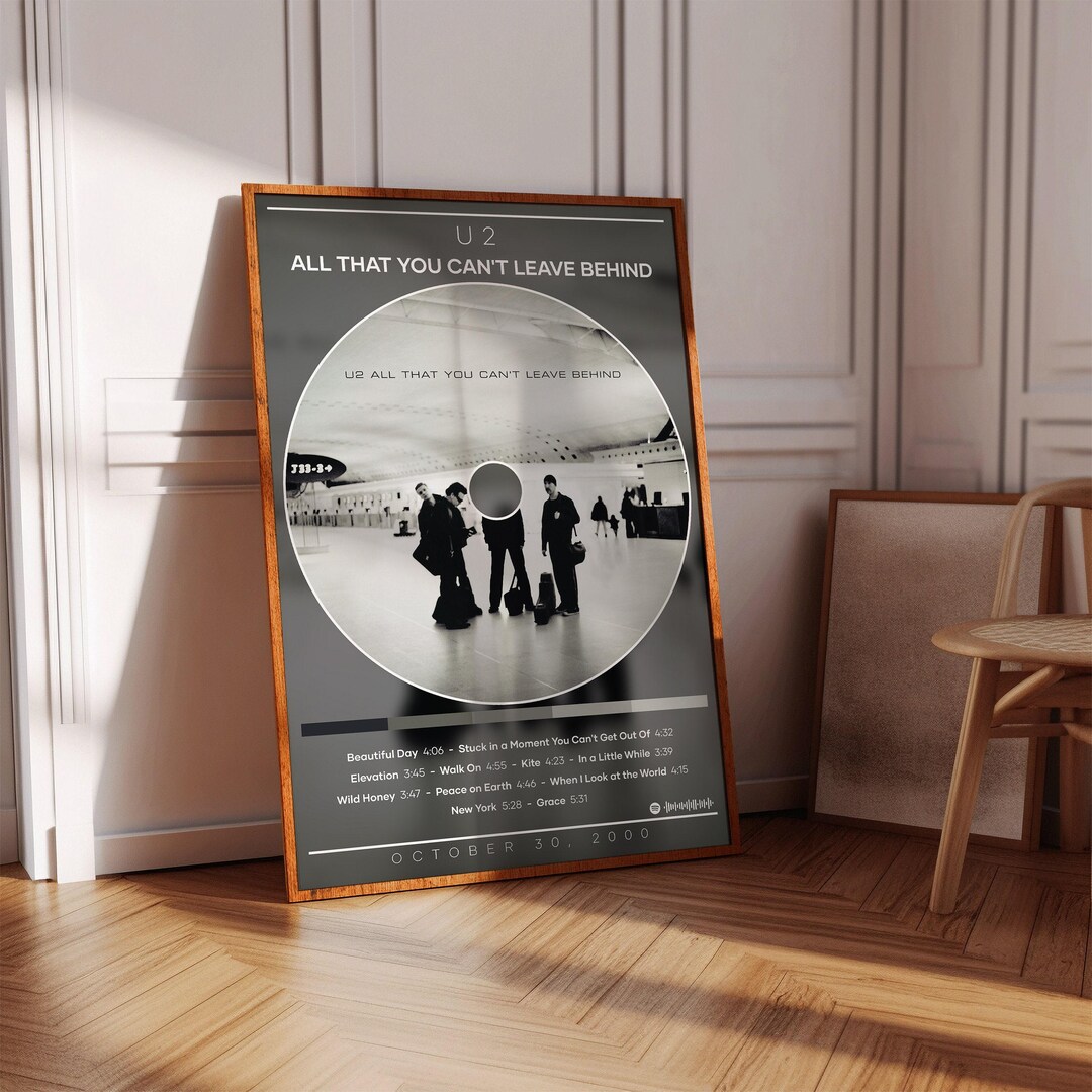 U2 Poster | All That You Can't Leave Behind Poster | Album Poster Print ...