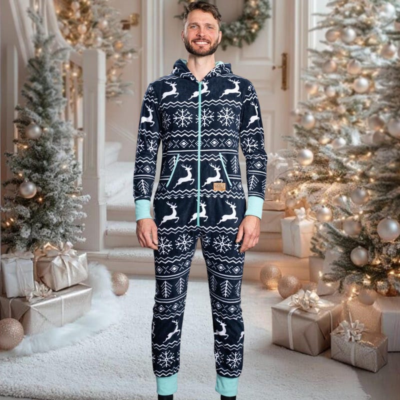 Reindeer Onesie Pajamas - Etsy
