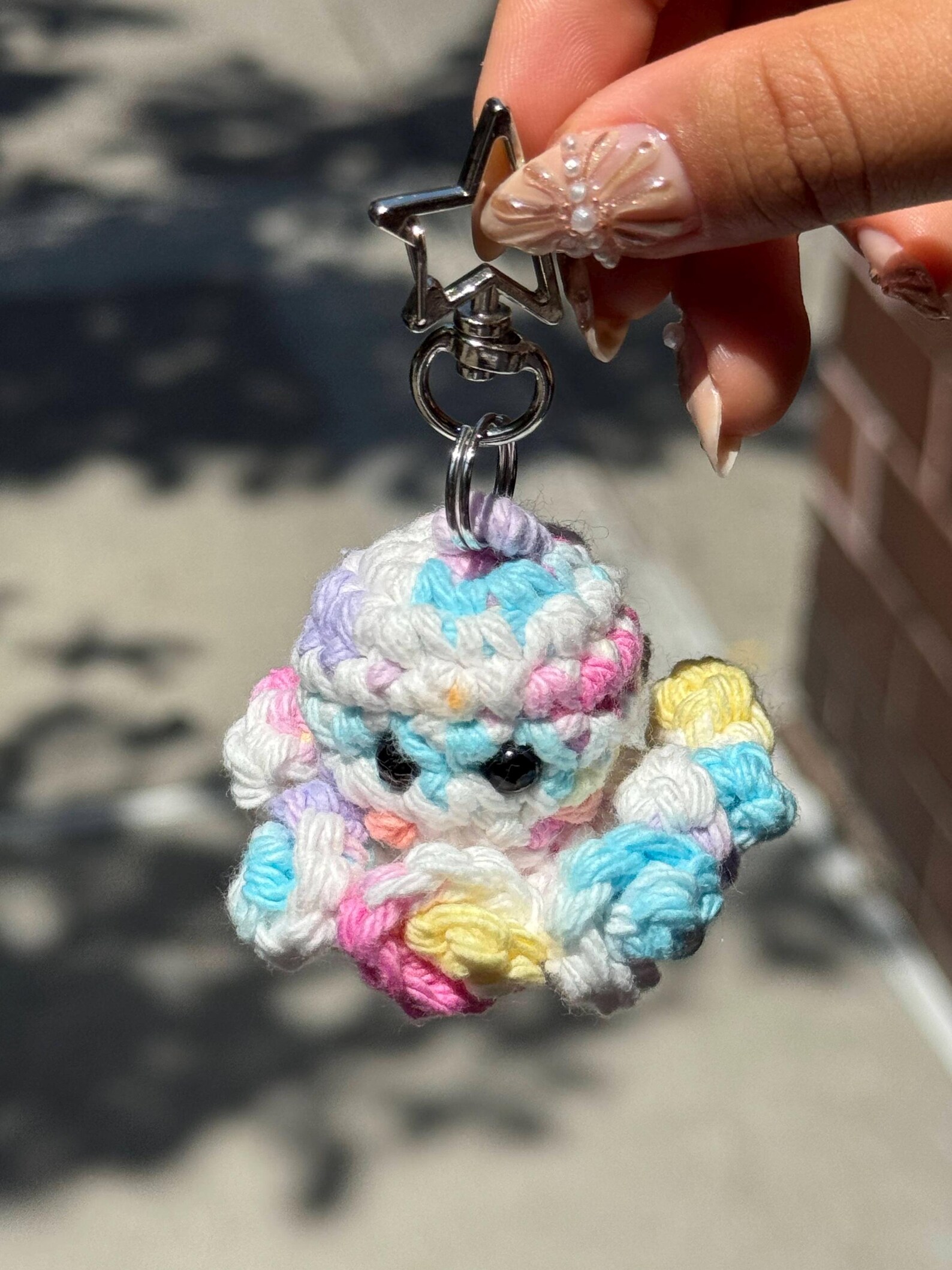 Mini Octopus Crochet Keychain | Cute Crochet Animal Keychains, Handmade ...