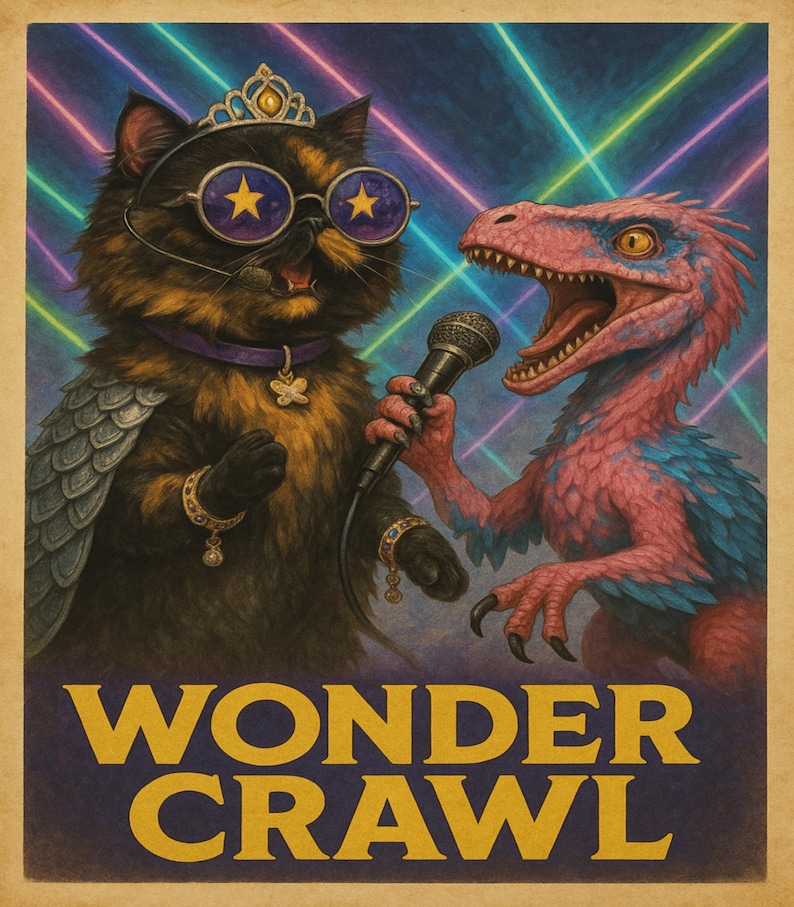 Dungeon Crawler Carl Wall Art, Wondercrawl, Princess Donut & Mongo ...