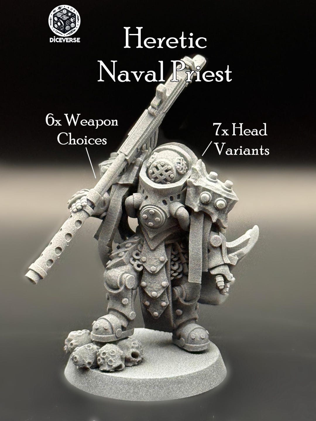 Heretic Naval Priest | Trench War and Grimdark Proxy | Diceverse ...
