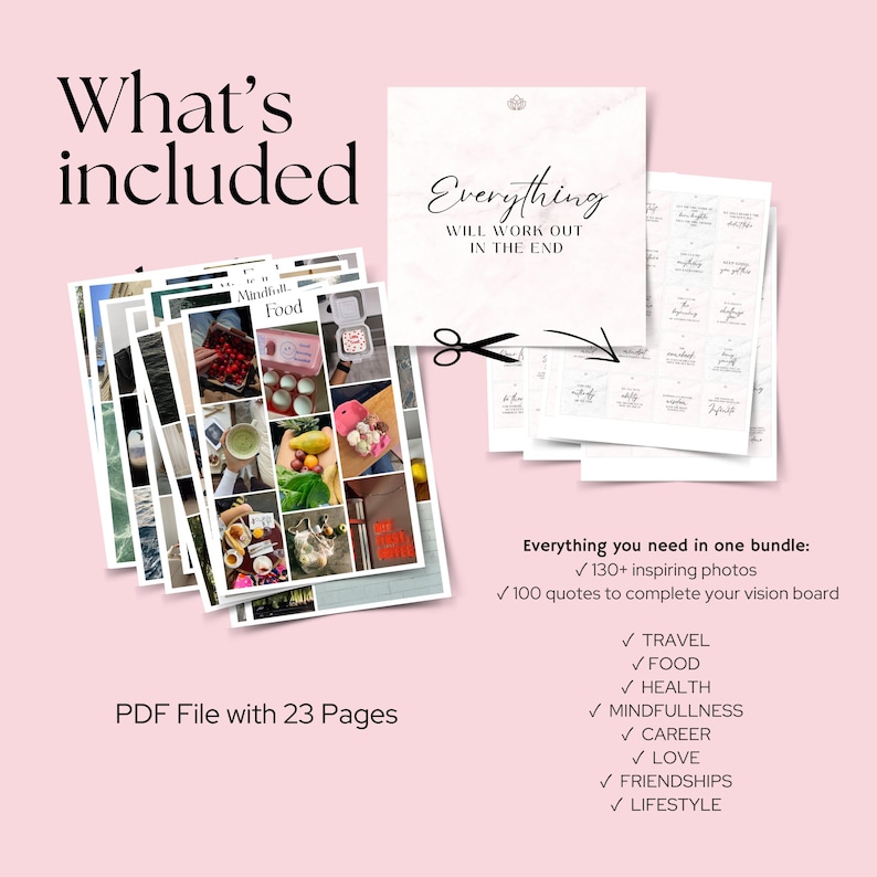 Vision Board 2026 Vision Board Kit Vision Board Printables 2026 Vision ...