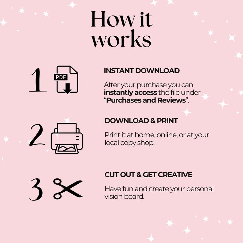 Vision Board 2026 Template Canva Vision Board Kit Vision Board ...