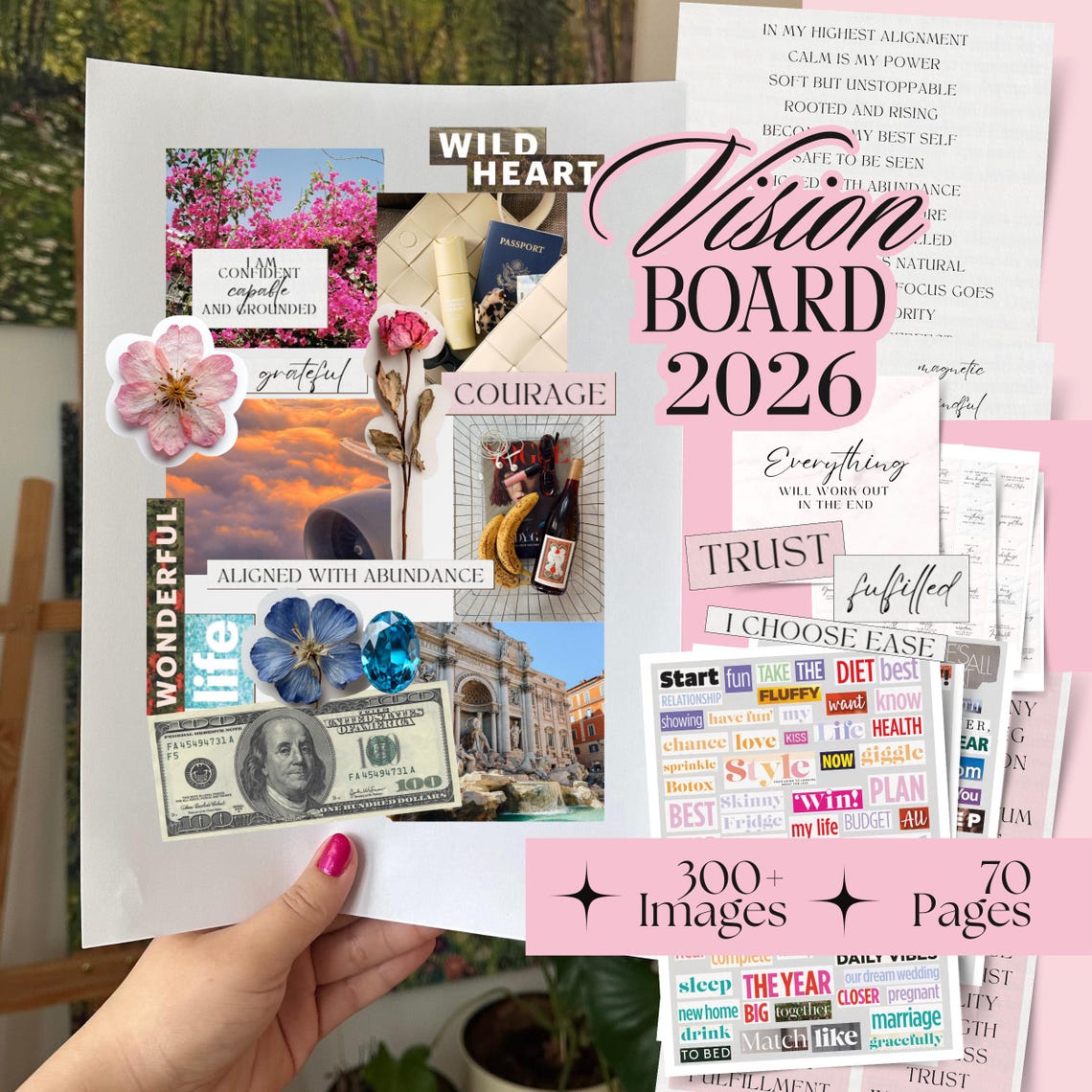 Vision Board 2026 Vision Board Kit Vision Board Printables 2026 Vision ...