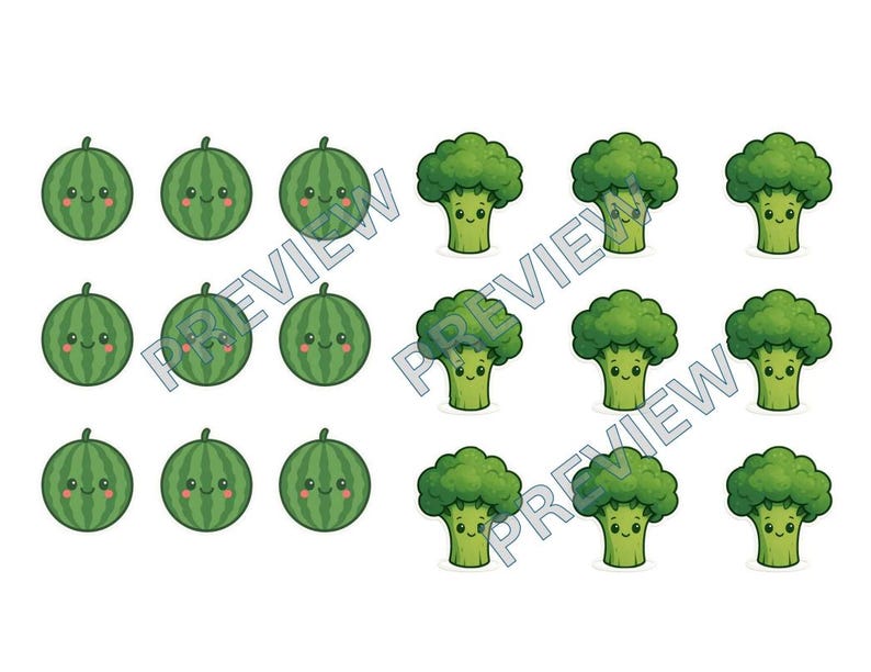 Preschool Garden Activity Kit: Printable Cut & Paste Sticker Set (PDF ...