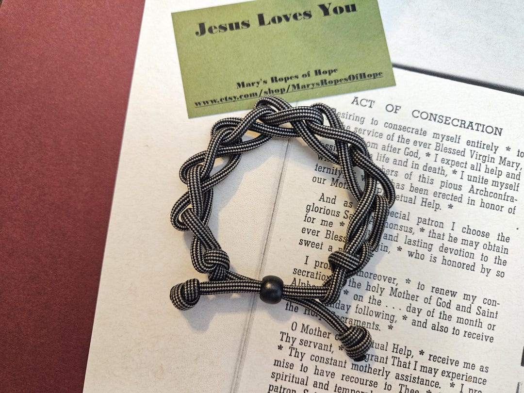 Marian Consecration Bracelet, Catholic Gift, Religious Jewelry, Church ...