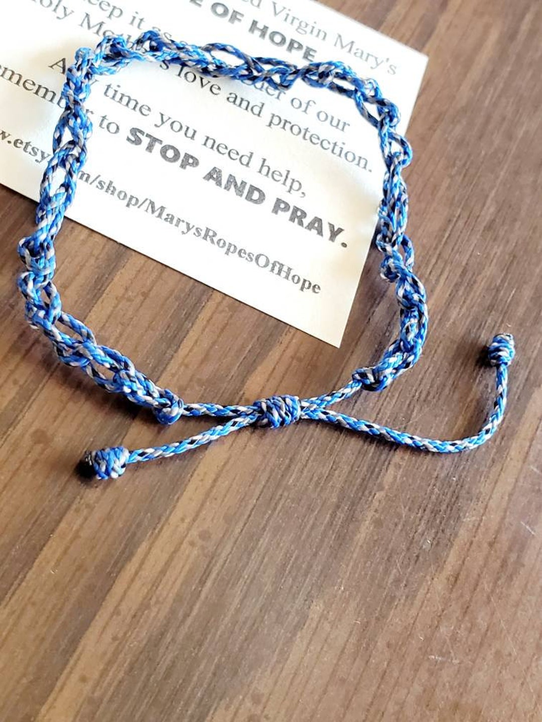 Marian Consecration Bracelet, Paracord, Minimalist Bracelet, Friendship ...