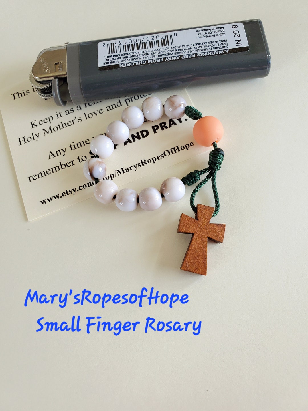 Small Finger Rosary, Pocket Rosary, Purse Rosary, Car Rosary, Catholic ...