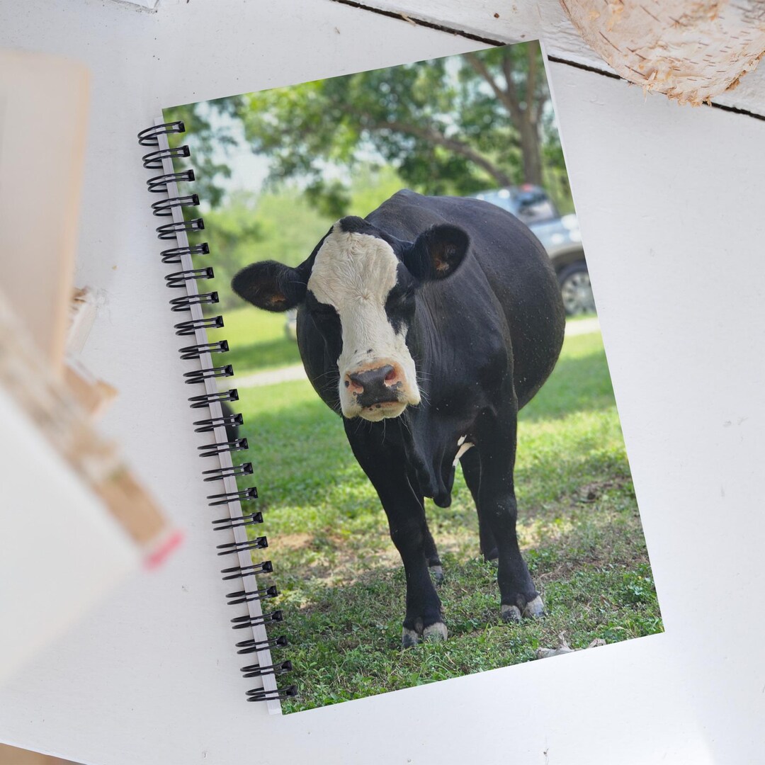 Cow Spiral Dotted Notebook (bullet Journal) - Etsy