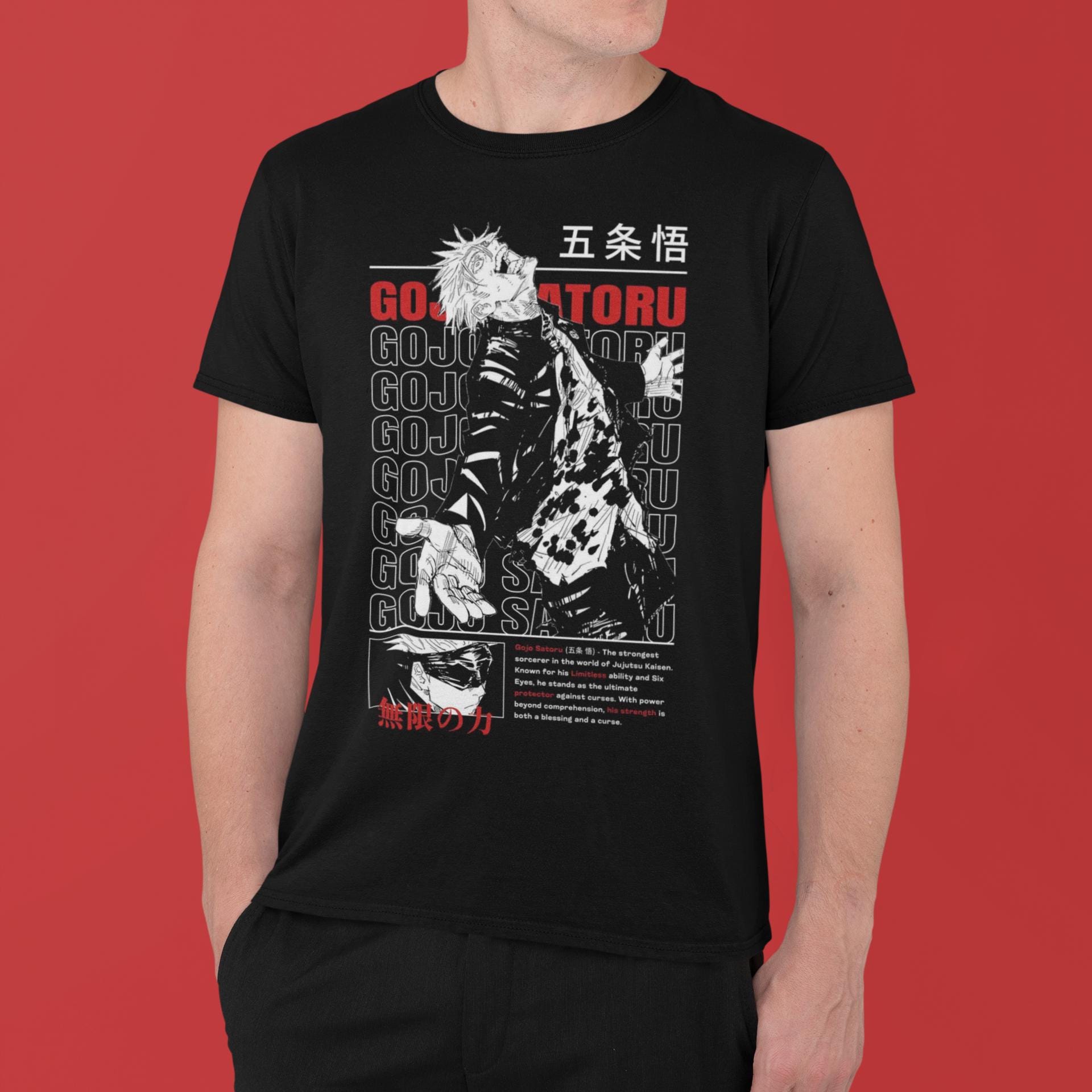 Jujutsu Kaisen: Satoru Gojo – 20% off Anime T-shirt / Hoodie / Gojo ...