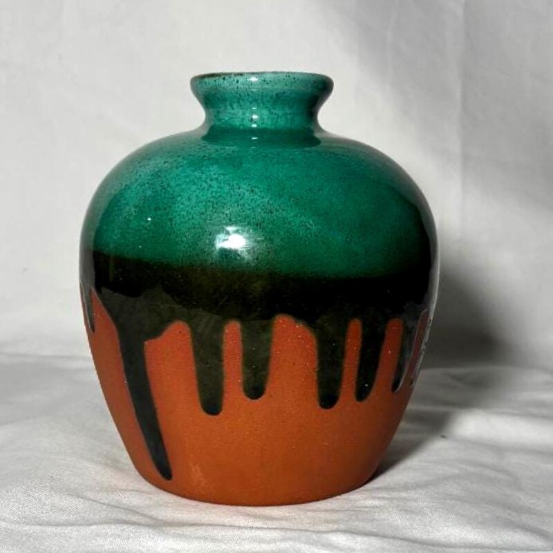 Green Drip Glaze Vintage - Etsy