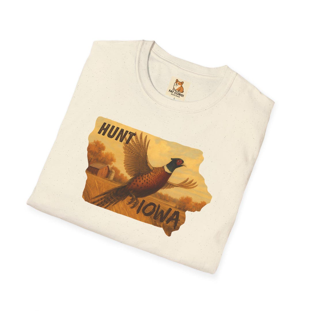 Pheasant Hunt Iowa Graphic Tee: Outdoorsman Gift - Etsy