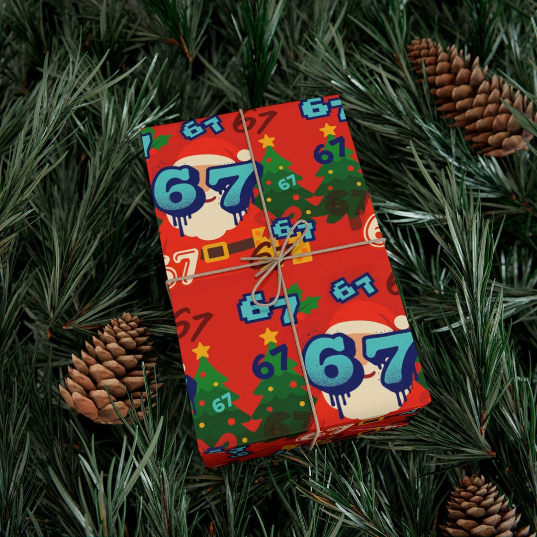 67 Festive Gift Wrap Papers - Holiday Cheer, Christmas Wrapping, SIX ...
