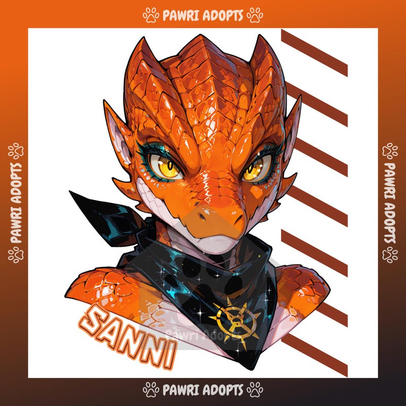 Lizard Fursona - Etsy