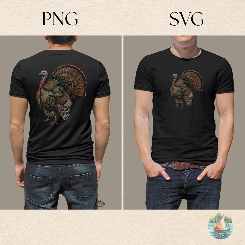 Vintage Turkey Gobbler SVG: Rustic Hunting Design (digital Download ...