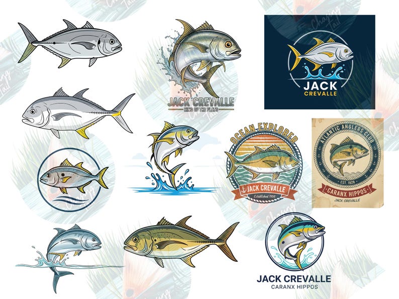 Inshore Fishing Designs: Redfish, Tarpon, Snook SVG PNG (digital ...