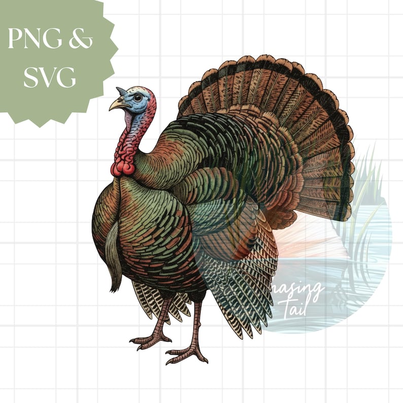Vintage Turkey Gobbler SVG: Rustic Hunting Design (digital Download) - Etsy