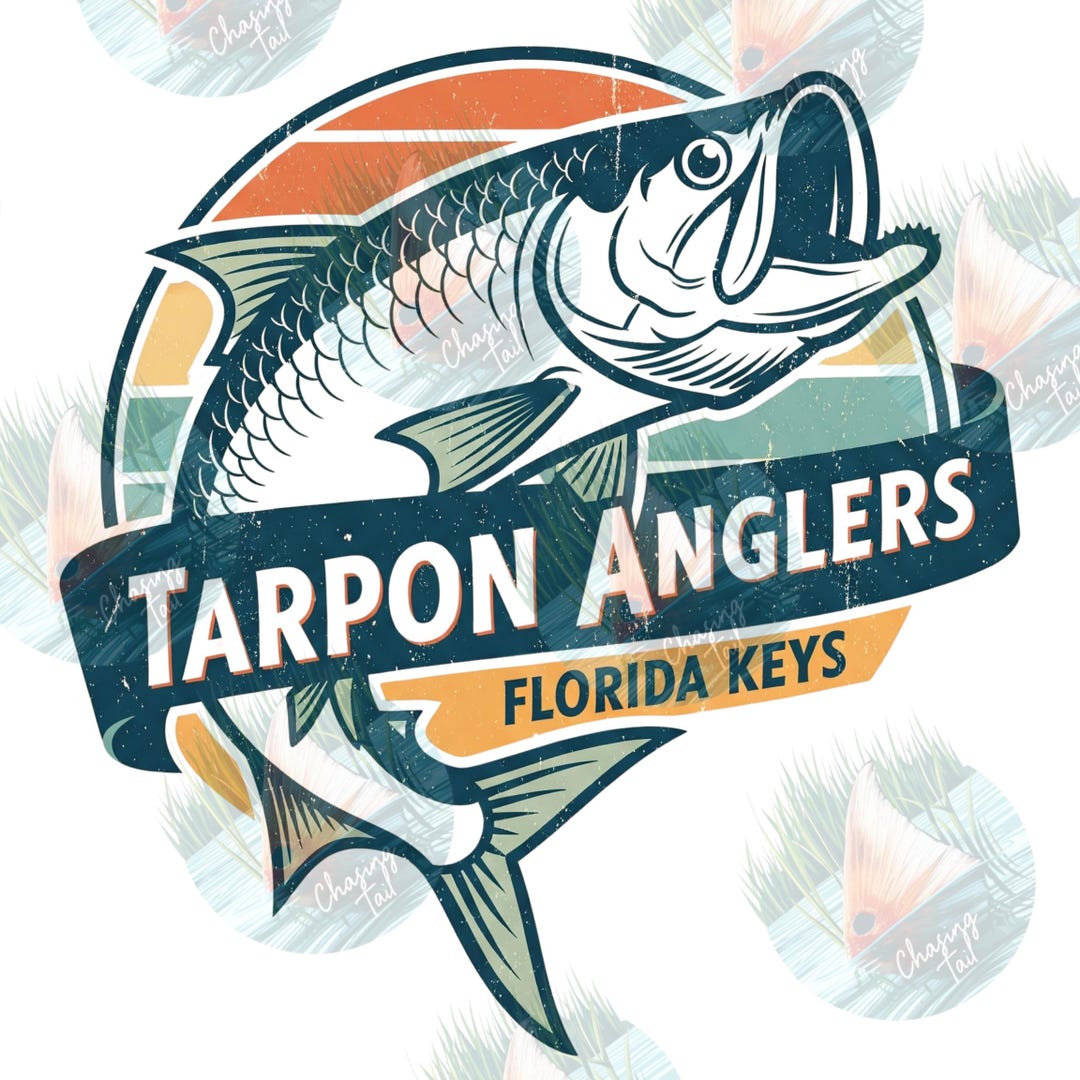 Tarpon SVG PNG | Florida Keys Fishing Digital Download | Tarpon Clipart ...