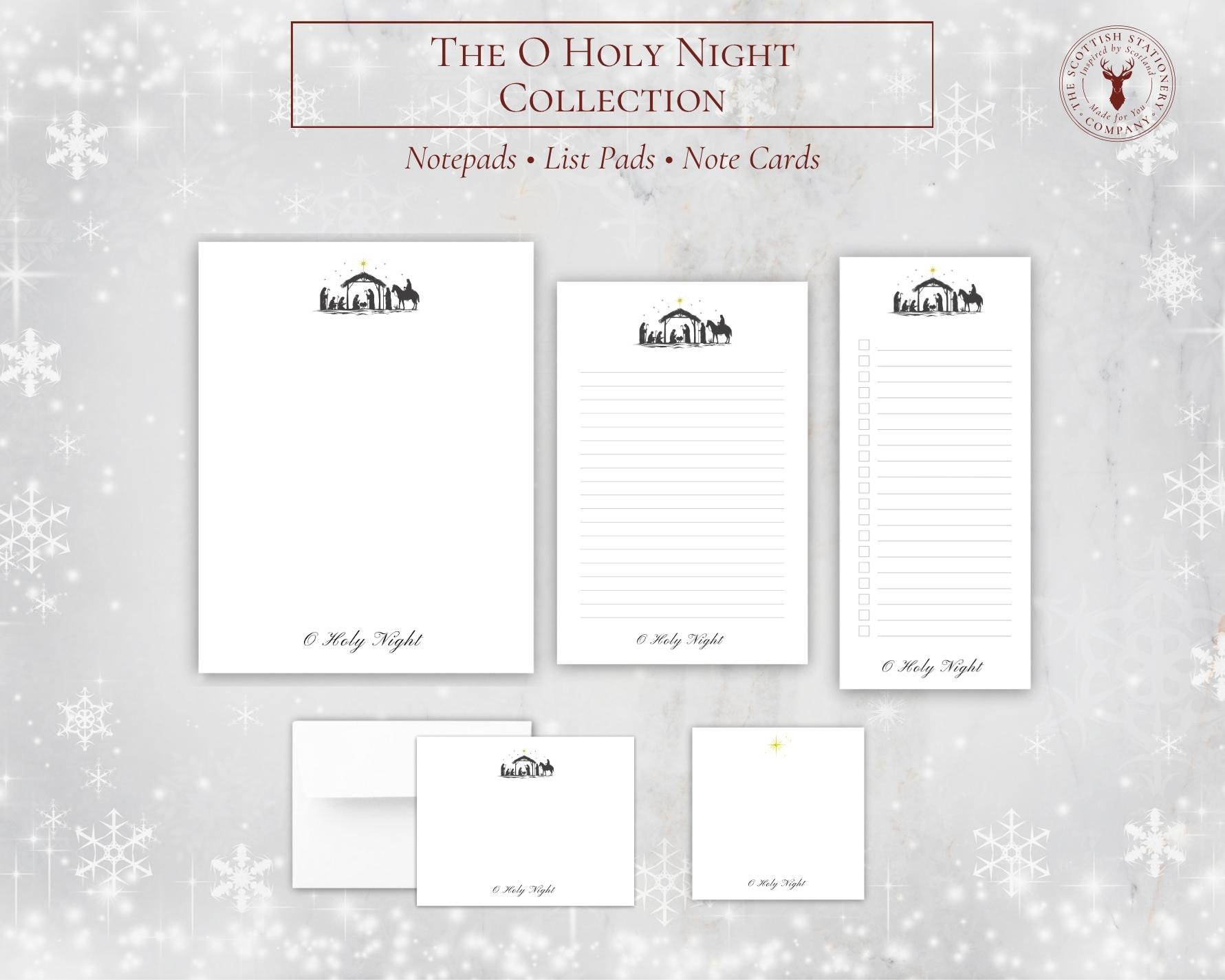 Nativity Design | Religious Notepads and Note Cards | Christmas ...