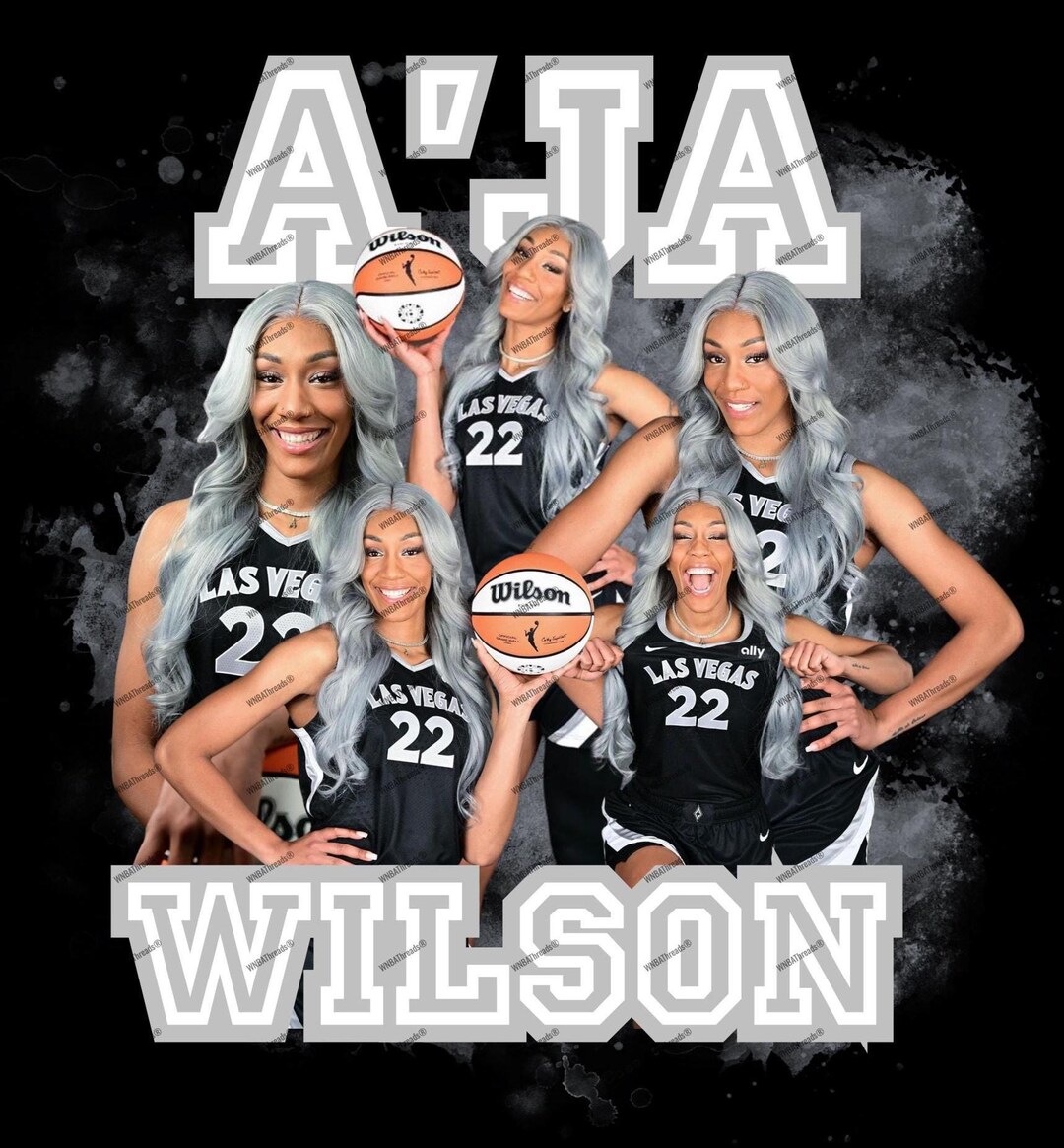 A'ja Wilson Collage, WNBA Las Vegas Aces Art (digital Download) PNG - Etsy