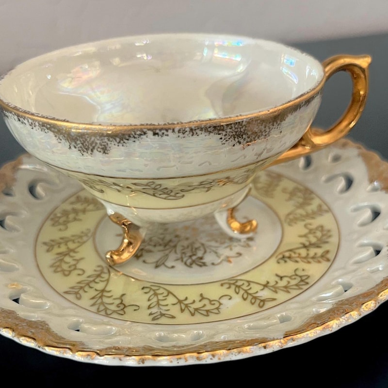 Japanese Tea Cups Gold - Etsy