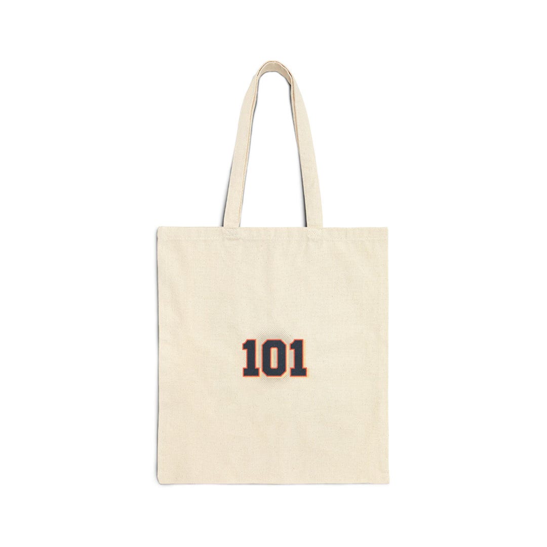 101 Number Meme Tote, Viral Number Memes Canvas Tote, Math Meme Design ...