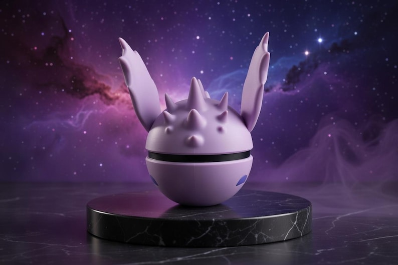 Fan-inspired Pokemon Monster Ball - Haunter - N3D - Etsy