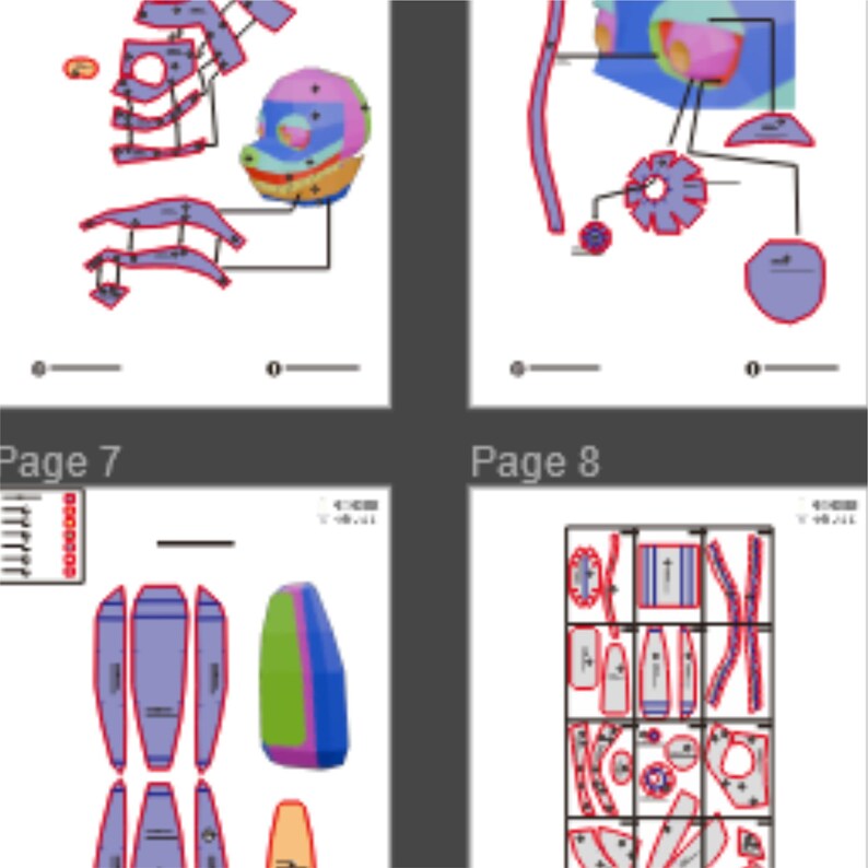 Springtrap Spring Bonnie Mascot Body Armor Prop Pattern Template – EVA ...