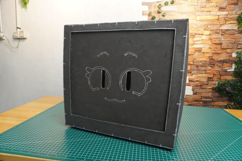 TV Head Cosplay Prop Pattern Template – EVA Foam Pattern for Cosplay ...