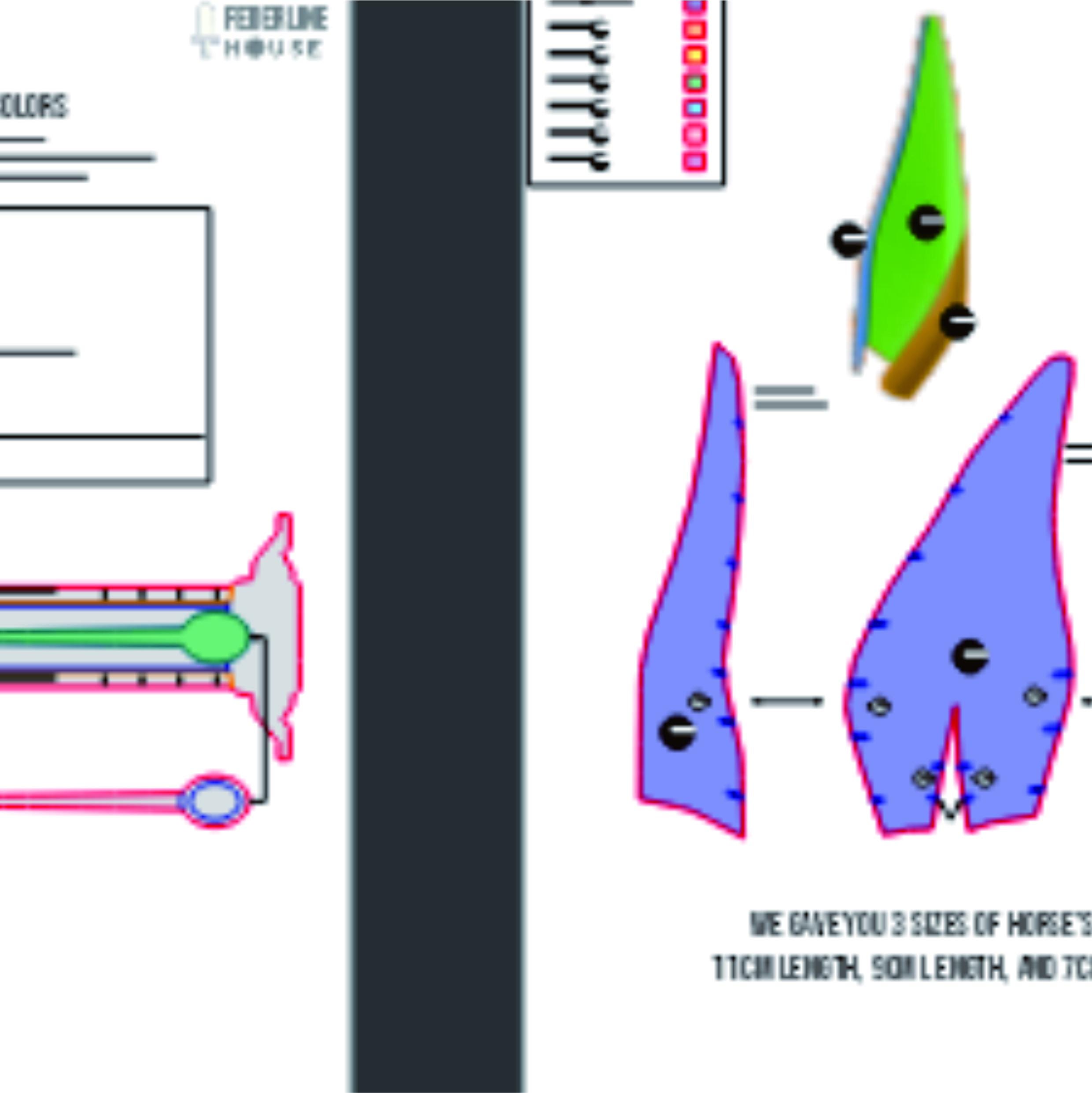 Basic Horse Ear Prop Template With Video – EVA Foam Pattern Inspired by ...