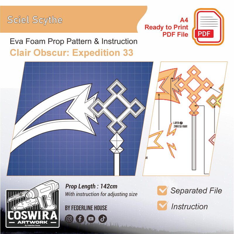 Scythe Anime Weapon - Etsy