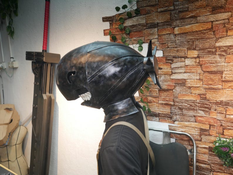 Reze Bomb Devil Helmet Cosplay Prop Pattern Template – EVA Foam Pattern ...