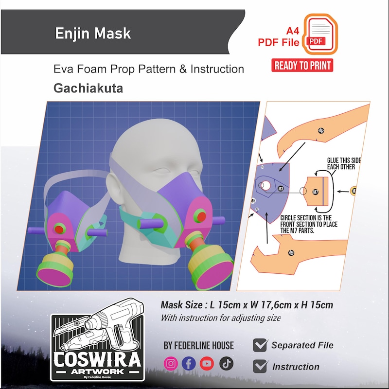 Gachiakuta Cosplay Mask - Etsy