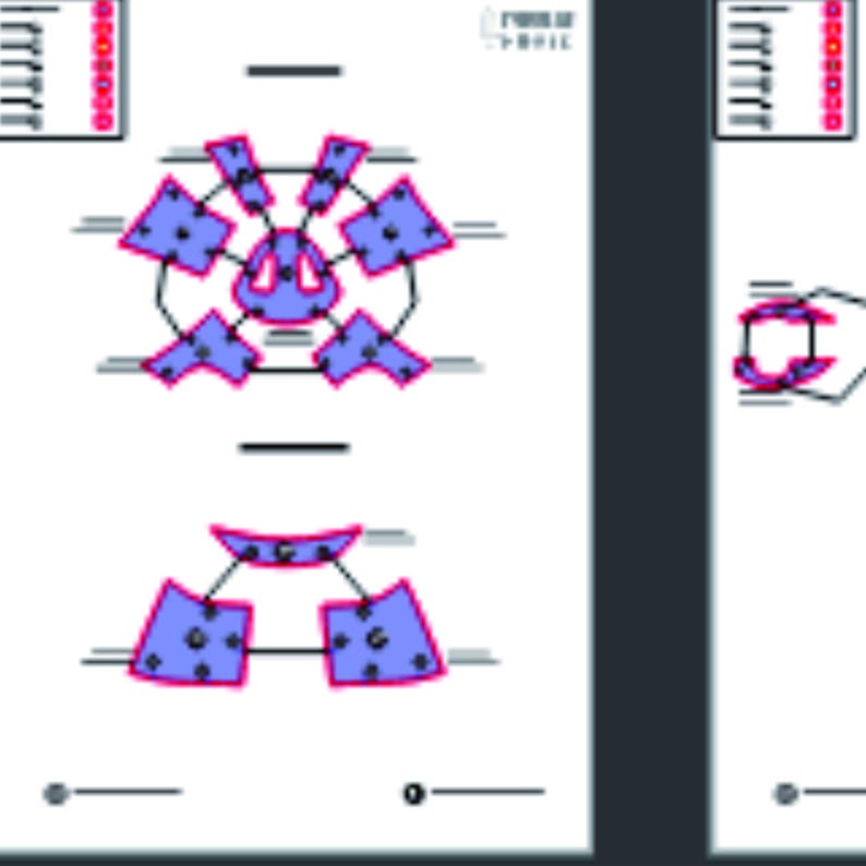 Sonar Bat Head Helmet Prop Pattern Template – EVA Foam Pattern for ...