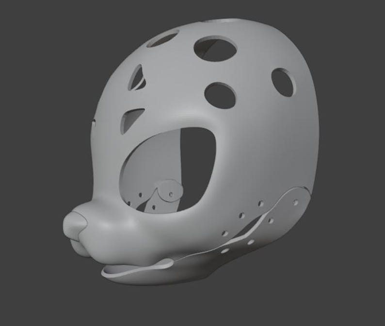 Kemono Furry Fursuit Head Base STL File – 3D Print Mask for Cosplay ...