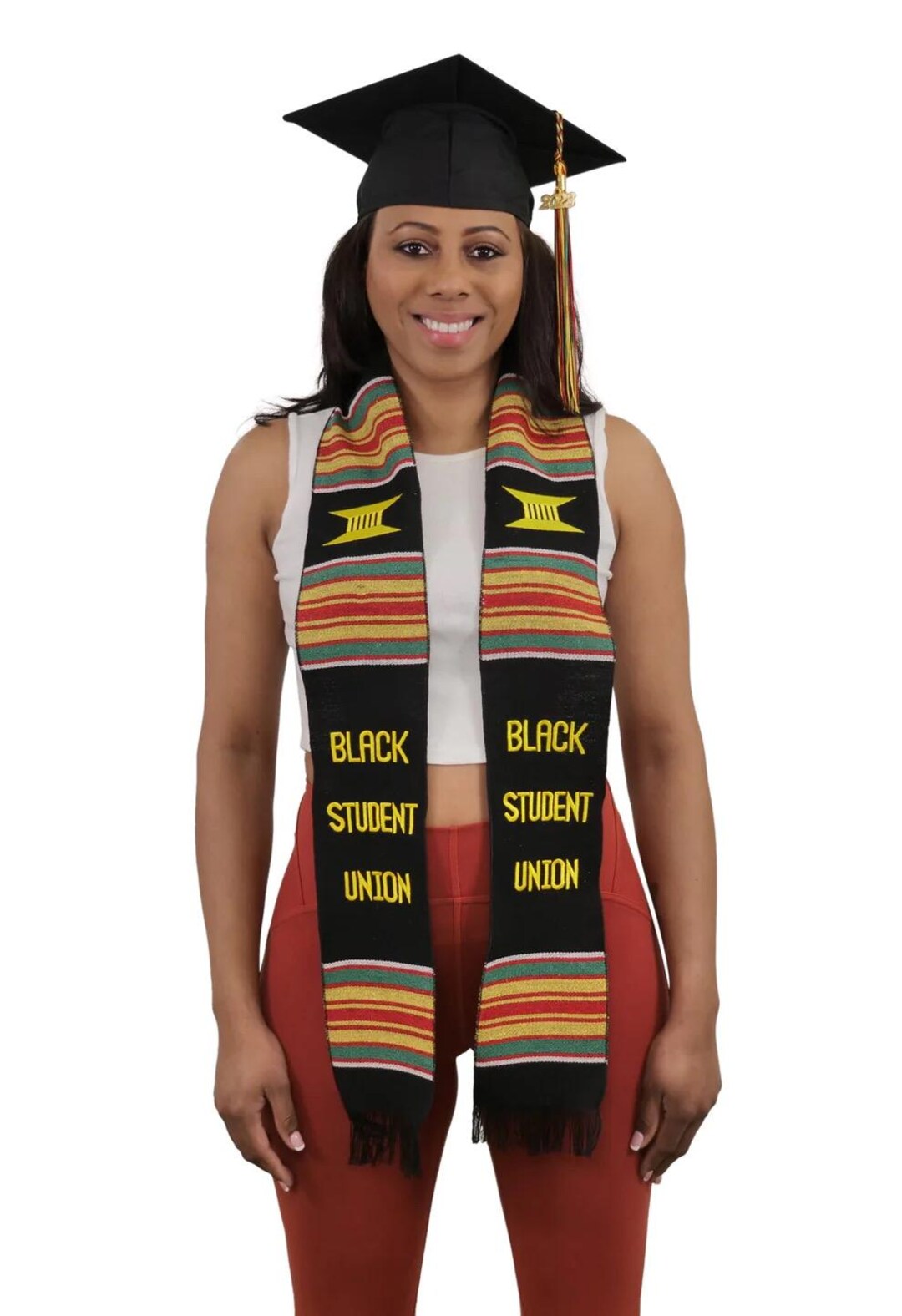 Black Student Union (BSU) Kente Cloth Graduation Stole - Etsy
