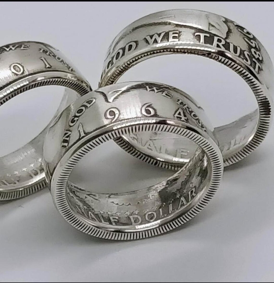Birth Year Coin Rings (chose Your Year) - Etsy