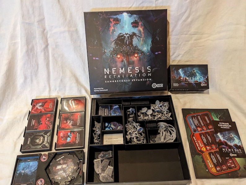 Nemesis Retaliation All in Board Game Insert / Organizer - Etsy