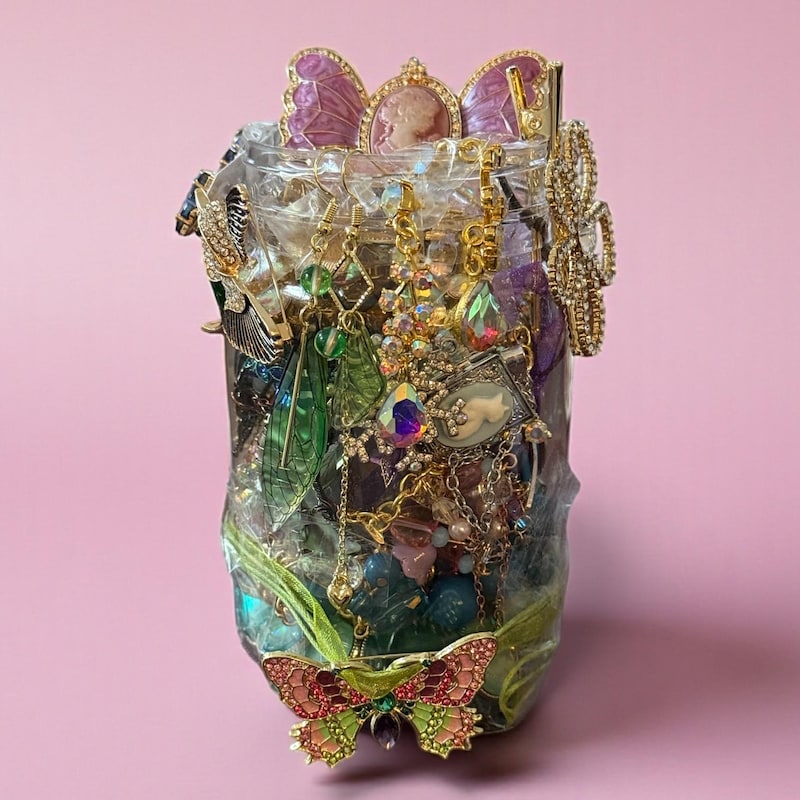 Whimsical Jar of Jewelry - Etsy