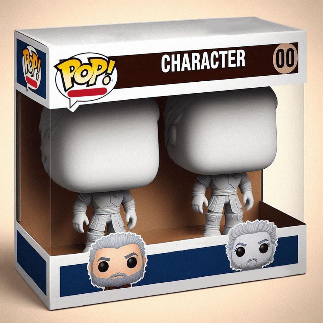 Custom Funko Pop Box Template Double Pack - Editable - Instant Digital ...