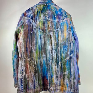 Hand Painted Unisex Leather Jacket - Etsy